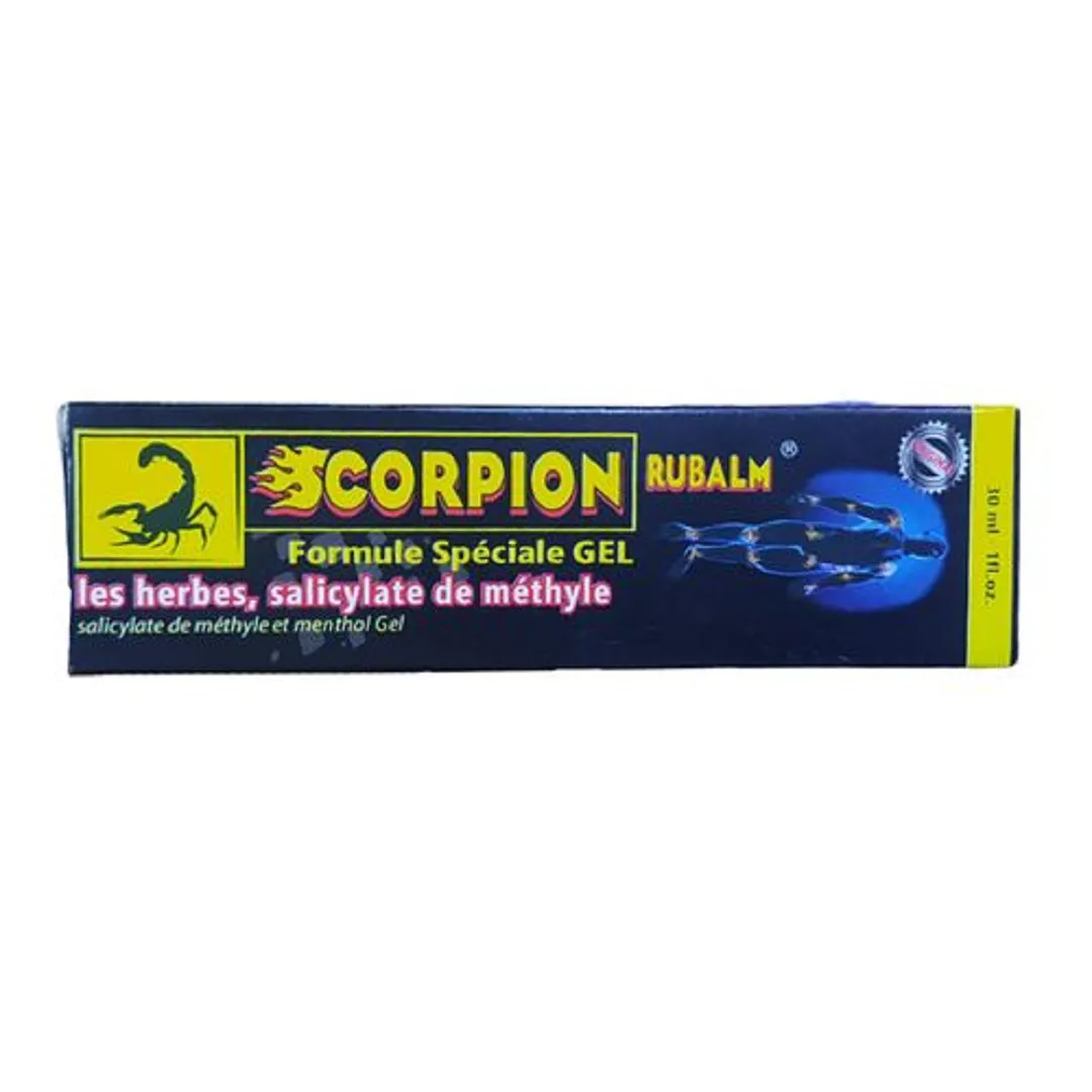 Scorpion Pommade pour soulager les douleurs musculaires et la colonne ...